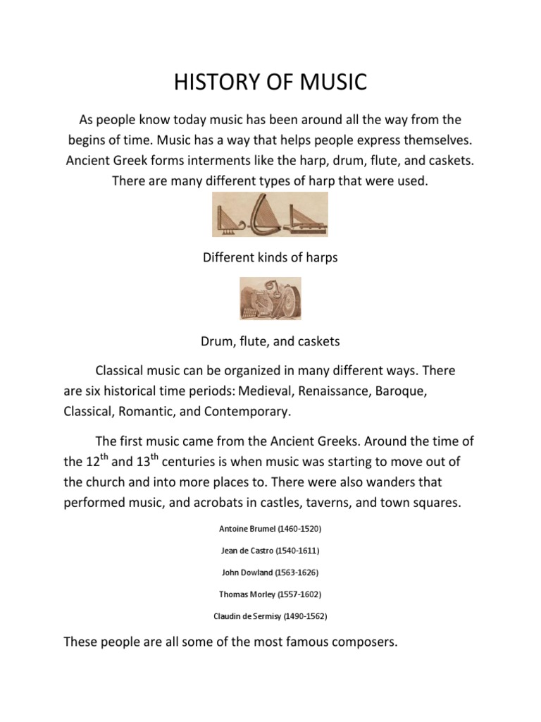 Overview of Music History Eras | PDF | Social Science