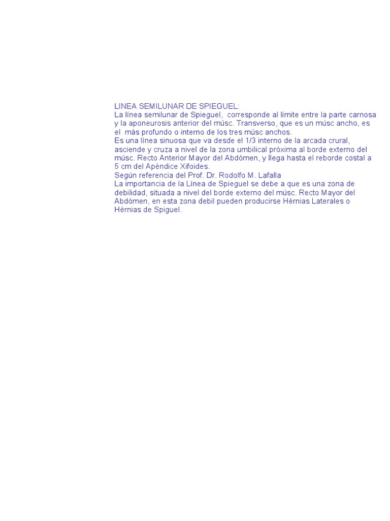 Linea Semilunar de Spieguel | PDF