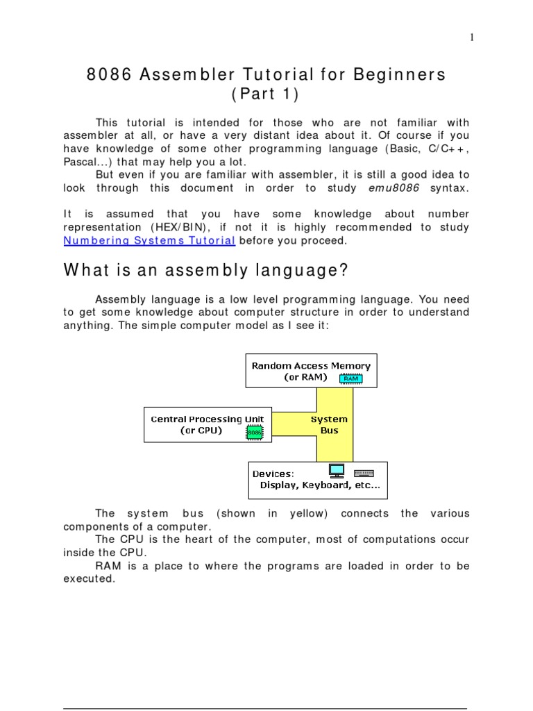 Assembly | PDF | Assembly Language | Subroutine