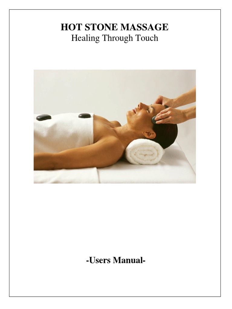 Hot Stone Manual | PDF | Massage | Igneous Rock