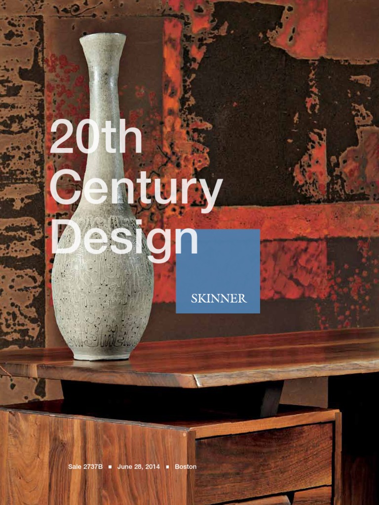 20th Century Design - Skinner Auction 2737B | PDF | Spoon | Pottery