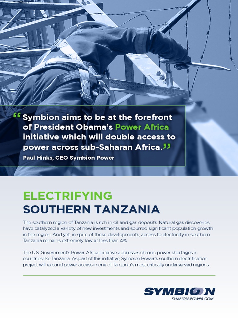 Symbion Power - Mtwara Power Project | PDF | Electrification | Electric ...