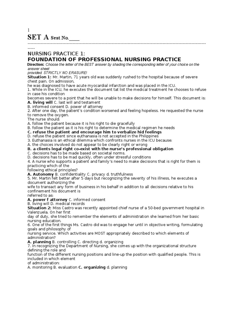 Nursing Practice 1 (Dec 2006) | PDF