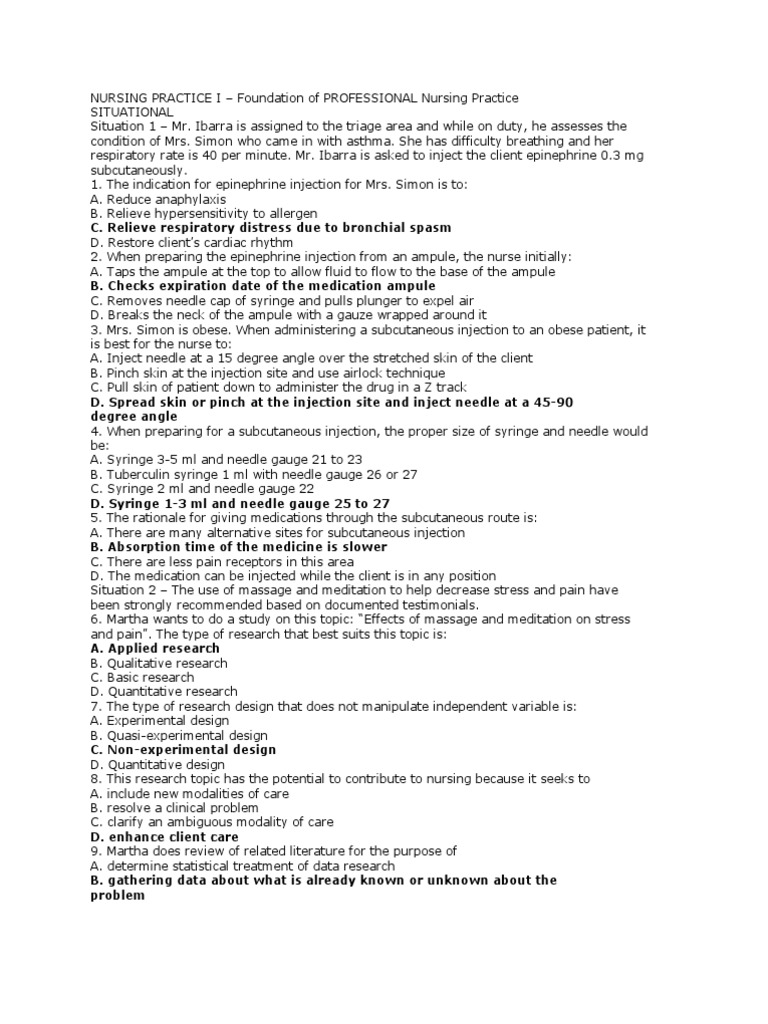 Nursing Practice 1 | PDF | Self-Improvement | Wellness