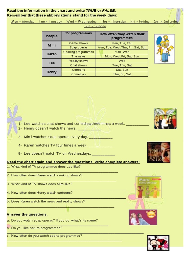 Adverbs of Frequency and Time Expressions | PDF