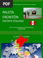 Medidas y construcción de canchas de frontón | PDF | Color | Deportes
