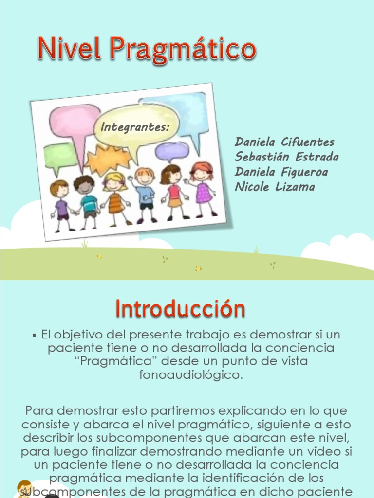 Nivel Pragmático