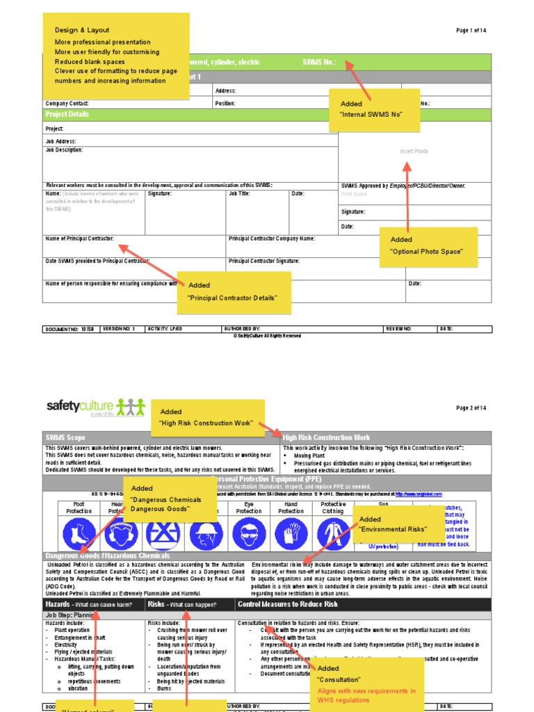 Safety Method Statement | PDF | Personal Protective Equipment ...