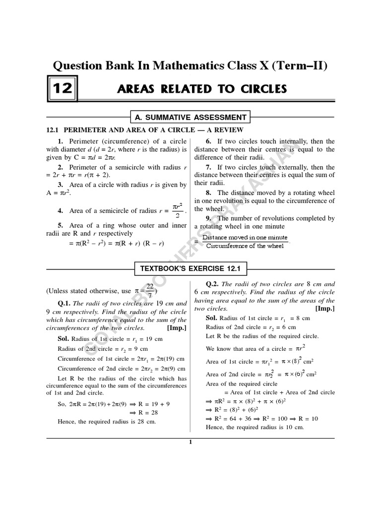 Question Bankc Mathematics | PDF | Teaching Methods & Materials
