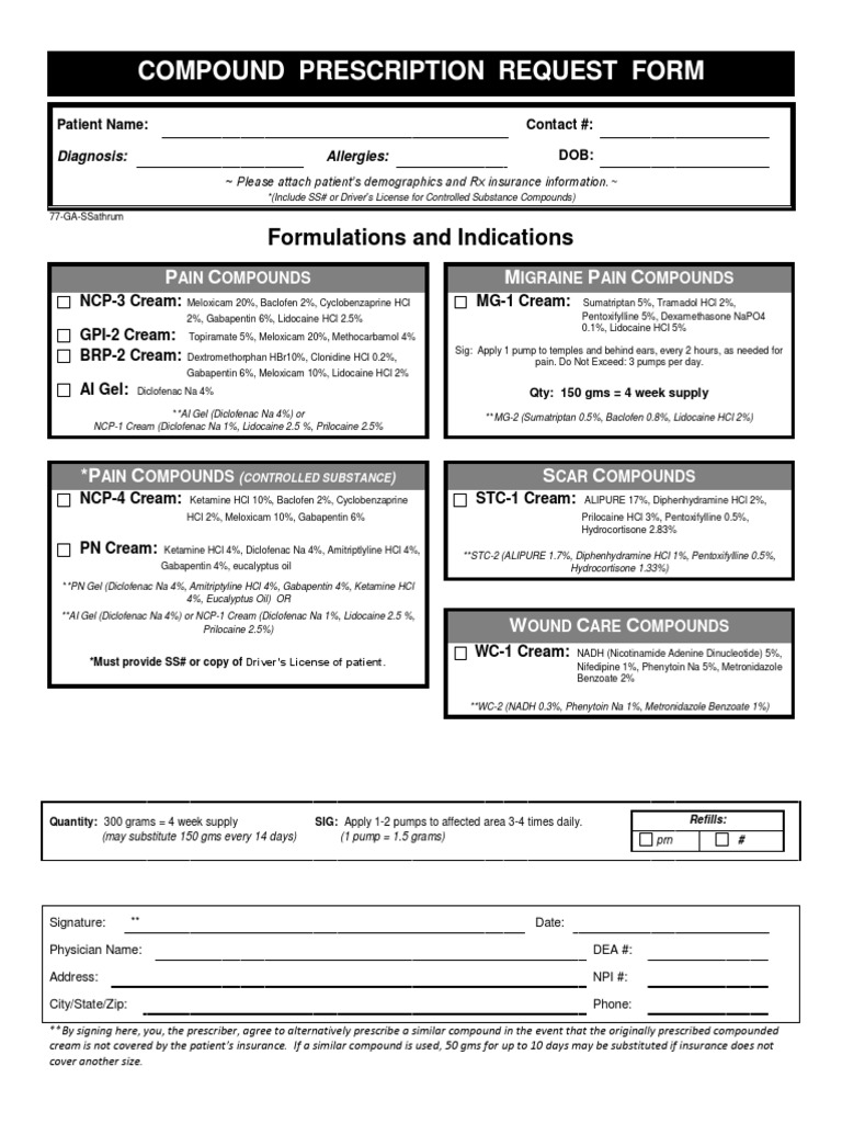 New Prescription Form | PDF | Pharmacy | Pharmaceutical Drug
