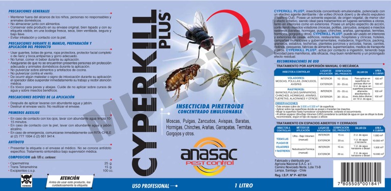Cyperkill Plus - Etiqueta Producto | PDF