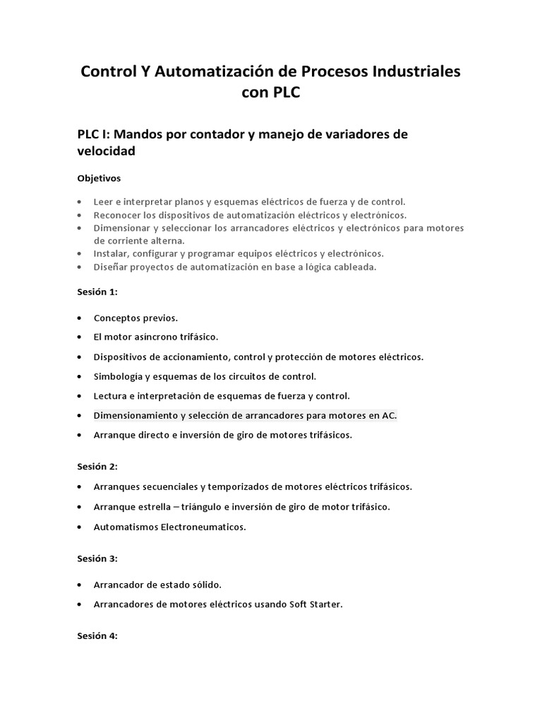 Control Y Automatización de Procesos Industriales Con PLC | PDF | Scada ...