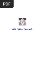 IBA Official Cocktail Recipes 2023 | PDF | Martini (Cocktail ...