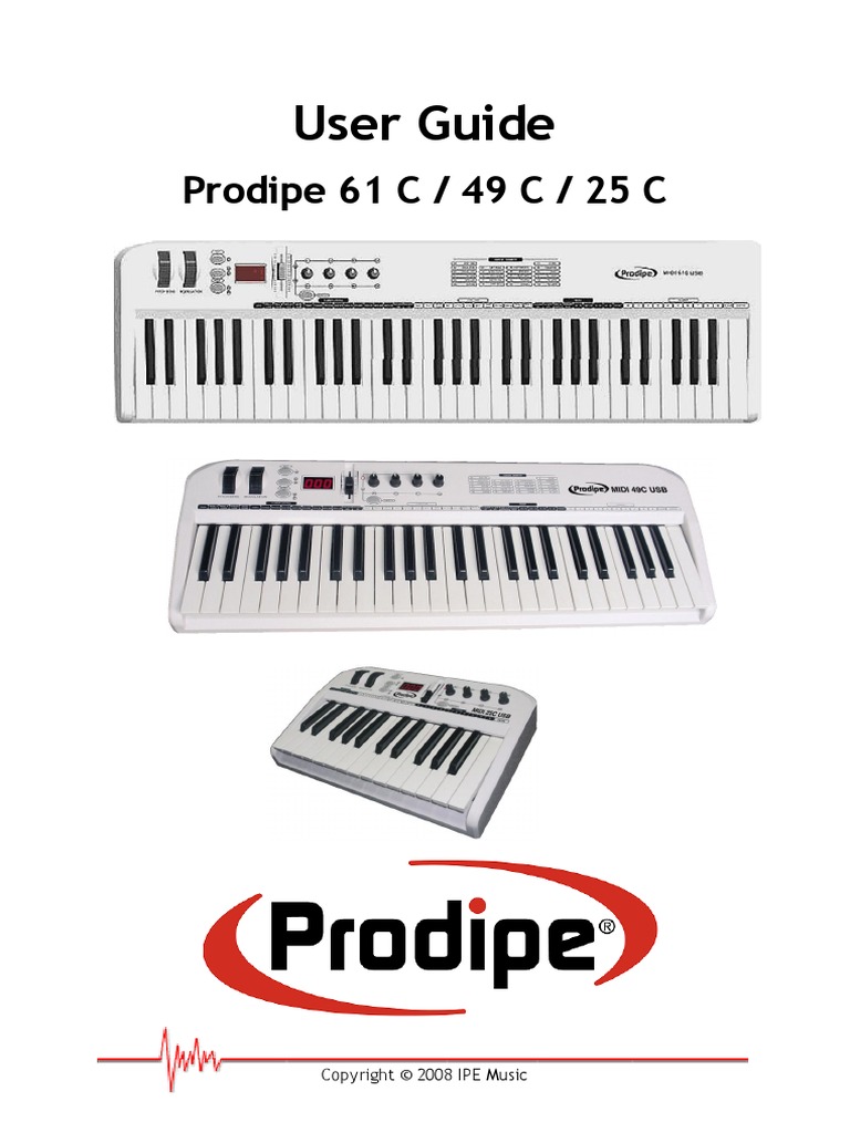 Manual Prodipe 61c 49 C 25 C English 1 | PDF | Usb | Computer Keyboard