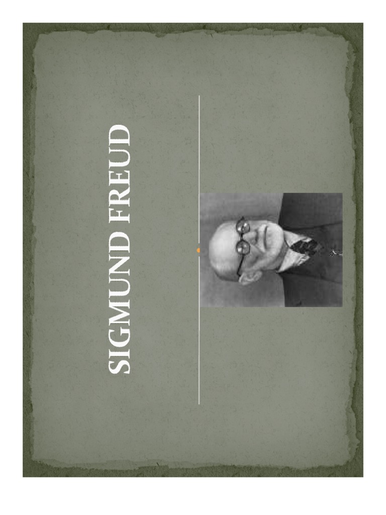 Sigmund Frud | PDF | Sigmund Freud | Psicoanálisis