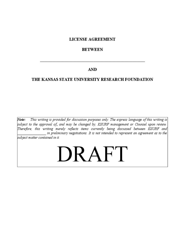 Exclusive License Template | PDF | Patent Law | Private Law