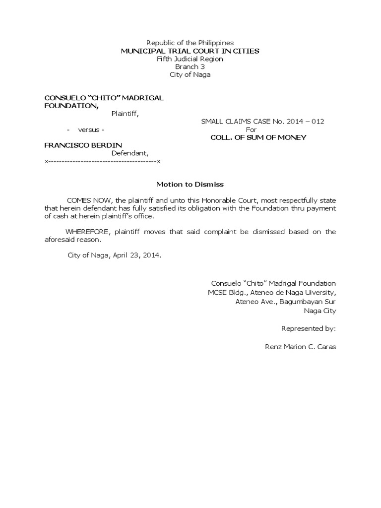 Municipal Trial Court in Cities | PDF