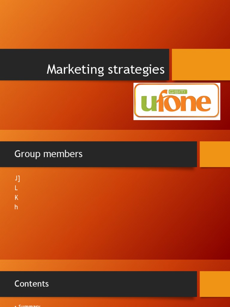 Ufone | PDF | Promotion (Marketing) | Advertising