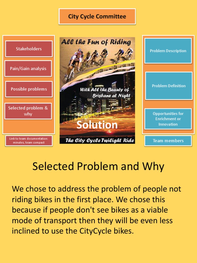 CityCycle Charity Ride Strategy Document | PDF
