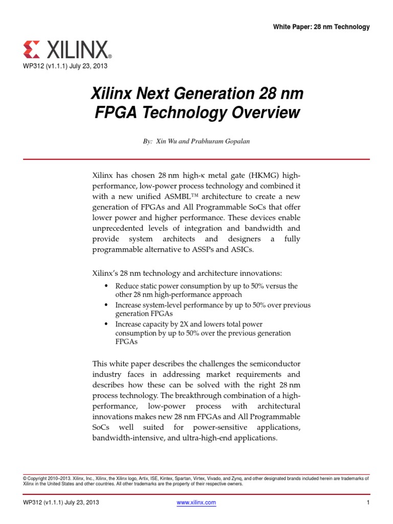 Next Gen 28 NM Overview | PDF | Field Programmable Gate Array ...
