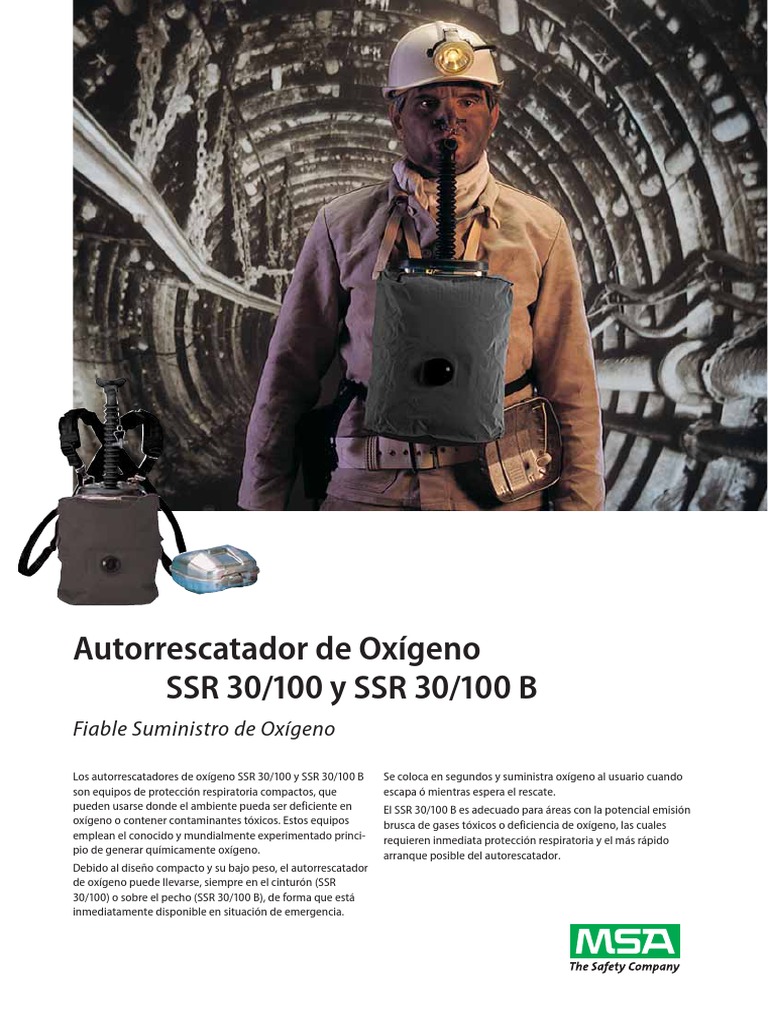 SSR 30-100 Bulletin - ES | PDF | Oxígeno | Sistema respiratorio