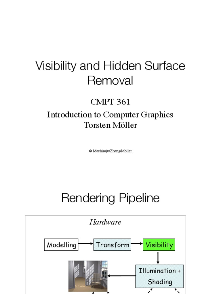 VisibVisibility and Hidden Surface Removalility | PDF | Computer Vision | Computer Graphics