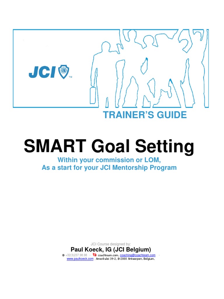 Smart Goal Setting - Trainers Guide-EnG | PDF | Mentorship | Goal