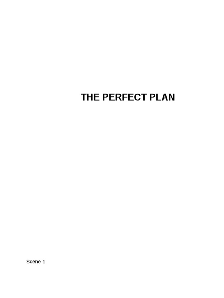 The Perfect Plan | PDF | Leisure