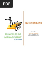 MG6851-Principles of Management Question Bank | PDF | Communication ...