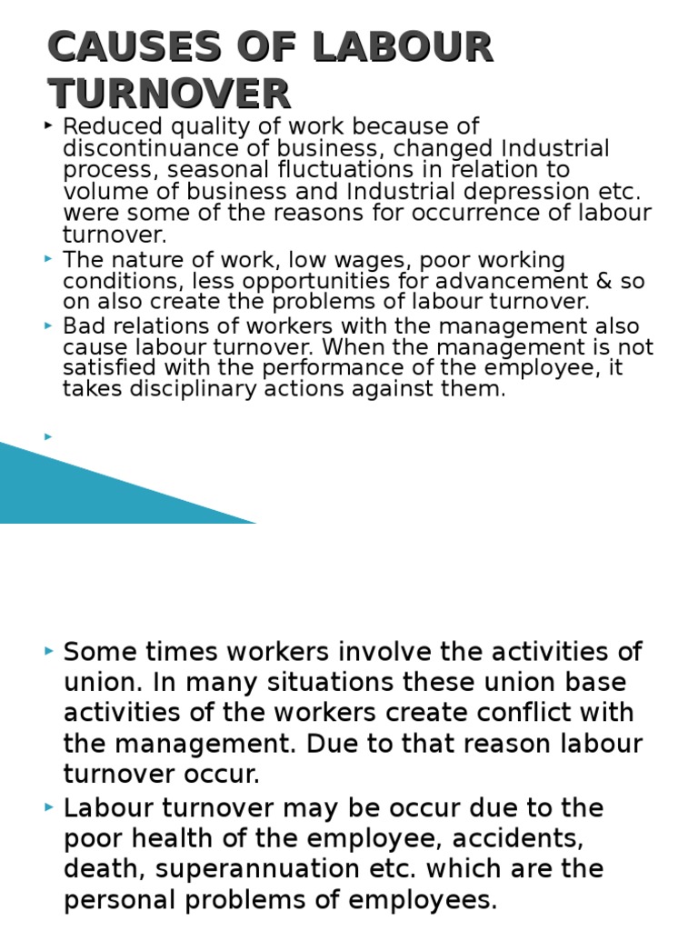 Causes of Labour Turnover | PDF
