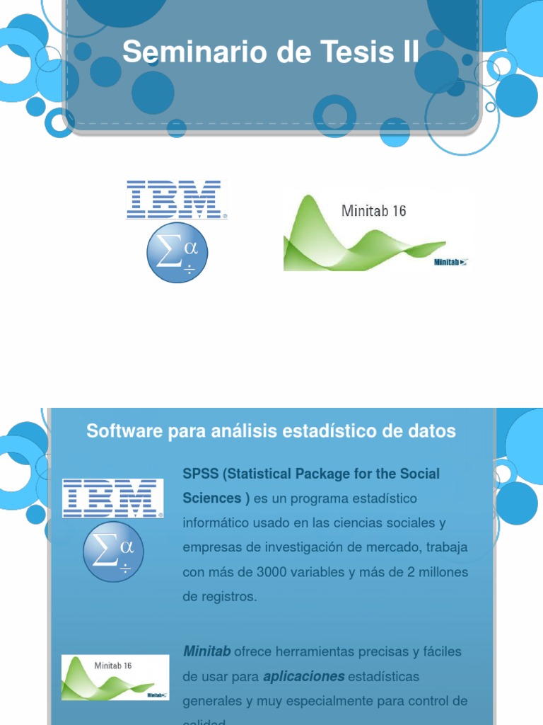 SPSS y Minitab PDF | PDF
