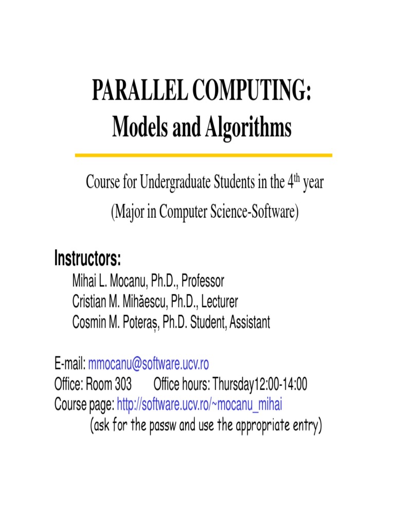Parallel Computing Models And Algorithms Parallel Computing Network Topology Free 30 Day