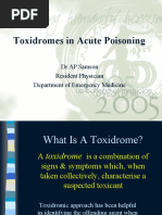 Toxidromes | PDF | Drugs | Psychoactive Drugs