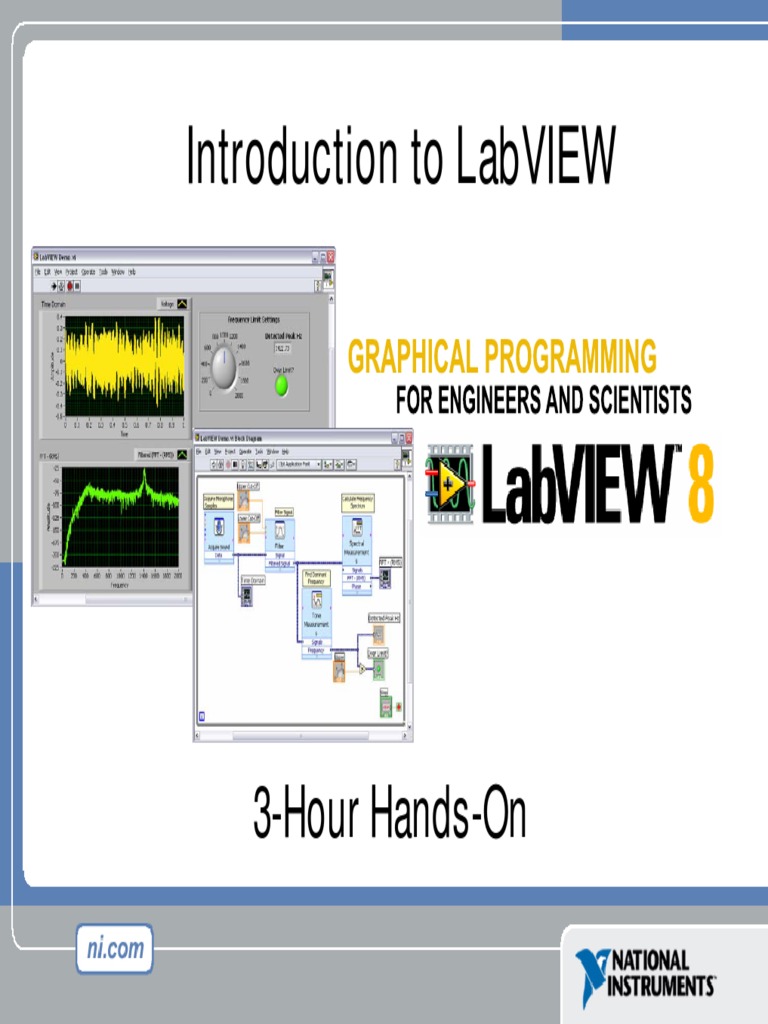 Introduction To LabVIEW 8 | Download Free PDF | Data Acquisition | Control Flow