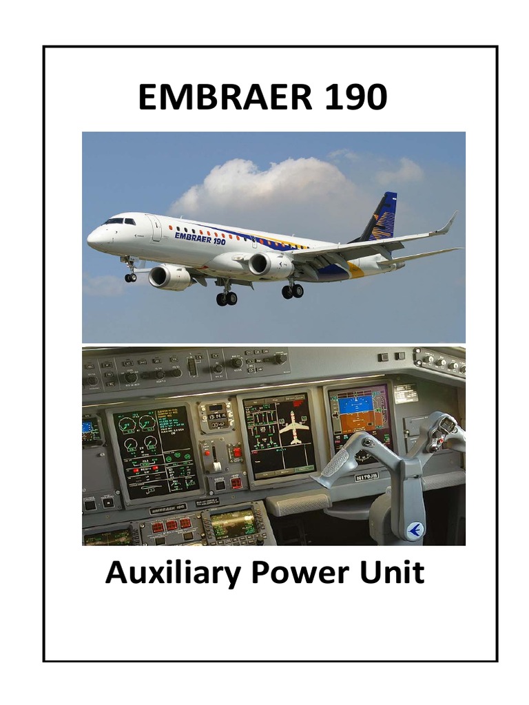 Embraer 190 APU Overview | PDF | Propulsion | Valve