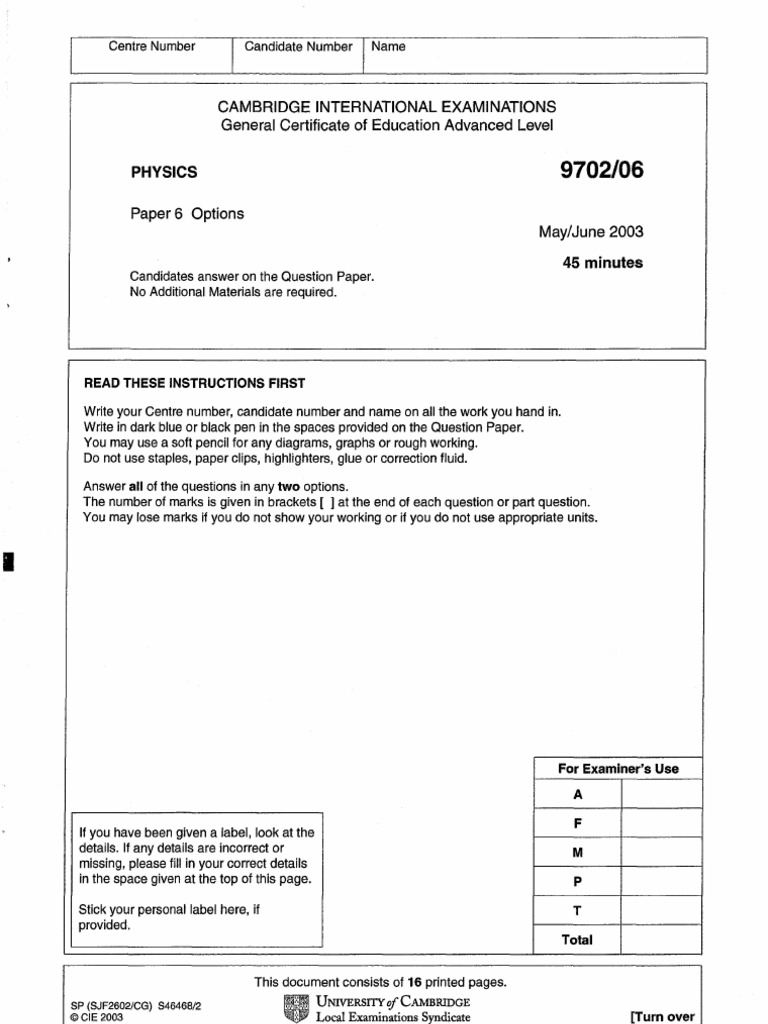 DHARULKHAIR'S Exam Papers | PDF