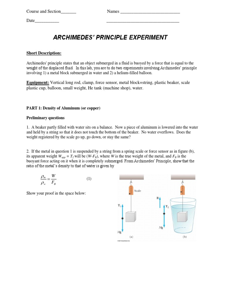Archimedes LAB | Buoyancy | Balloon