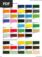 Revell Conversion Color Chart | PDF | Blue | Green
