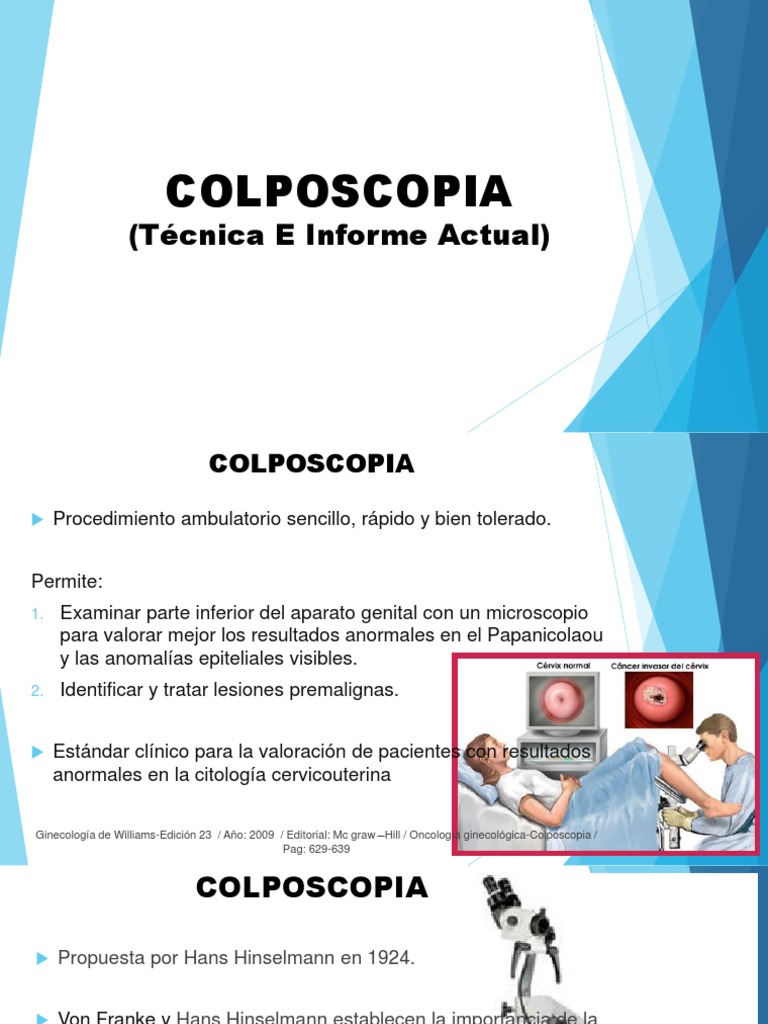 COLPOSCOPIA | Ginecología | Especialidades Medicas | Prueba gratuita de ...