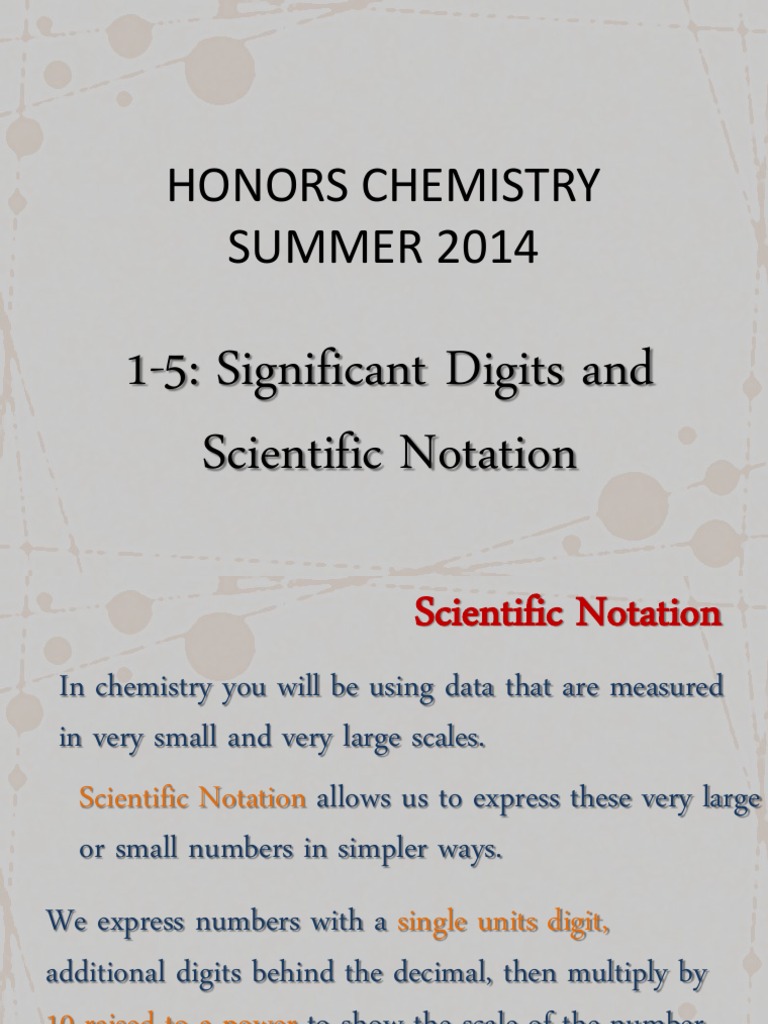 1-5 Sig Figs and Scientific Notation Slides | PDF | Teaching Methods ...