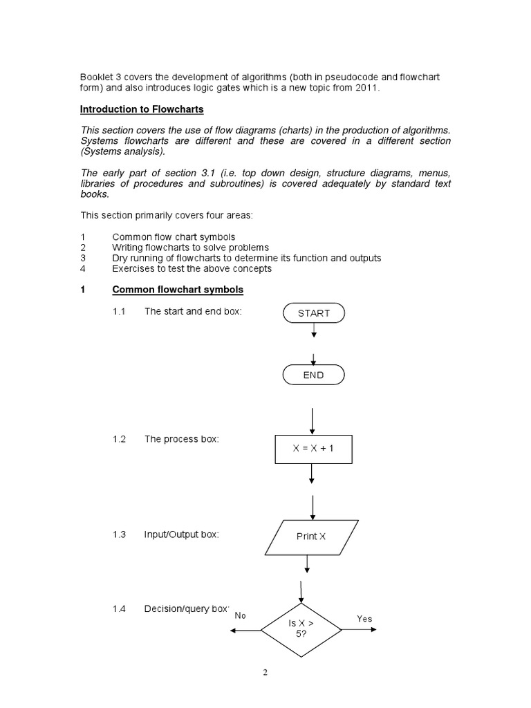 Introduction To Flowcharts: No Yes | PDF | Algorithms | Systems Theory