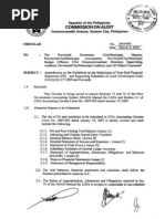 COA Circular 94-013 Dated Dec. 13, 1994 | PDF | Audit | Business