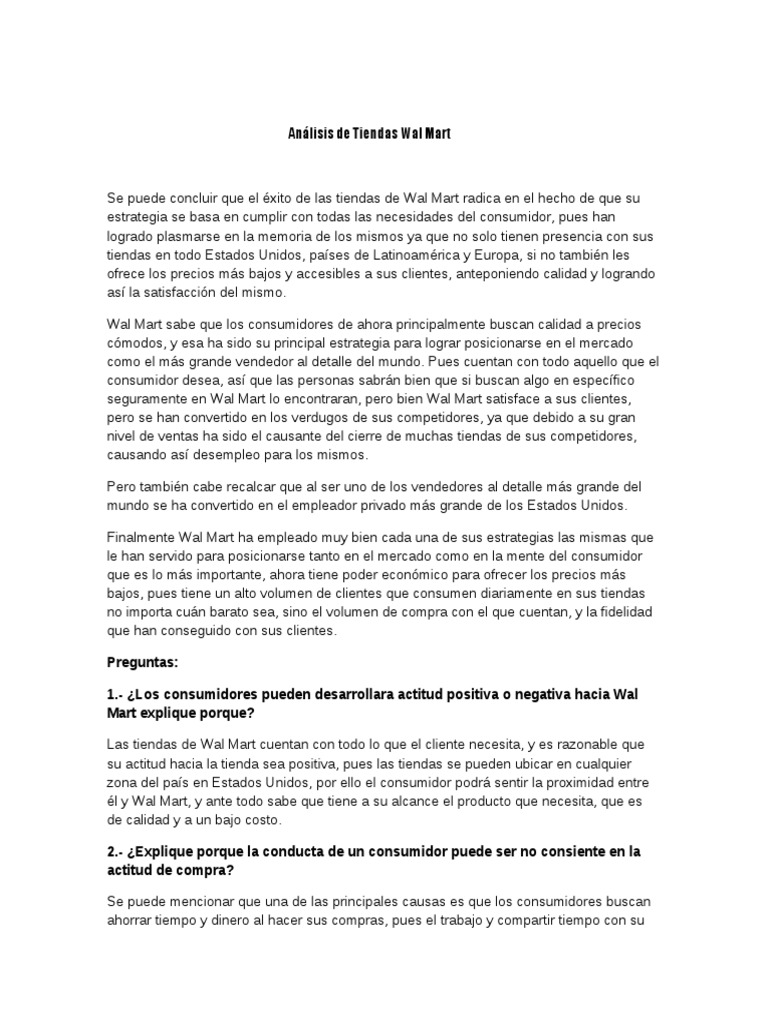 Wal Mart | PDF