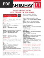 Catholic Order of Mass | PDF | Mass (Liturgy) | God The Father