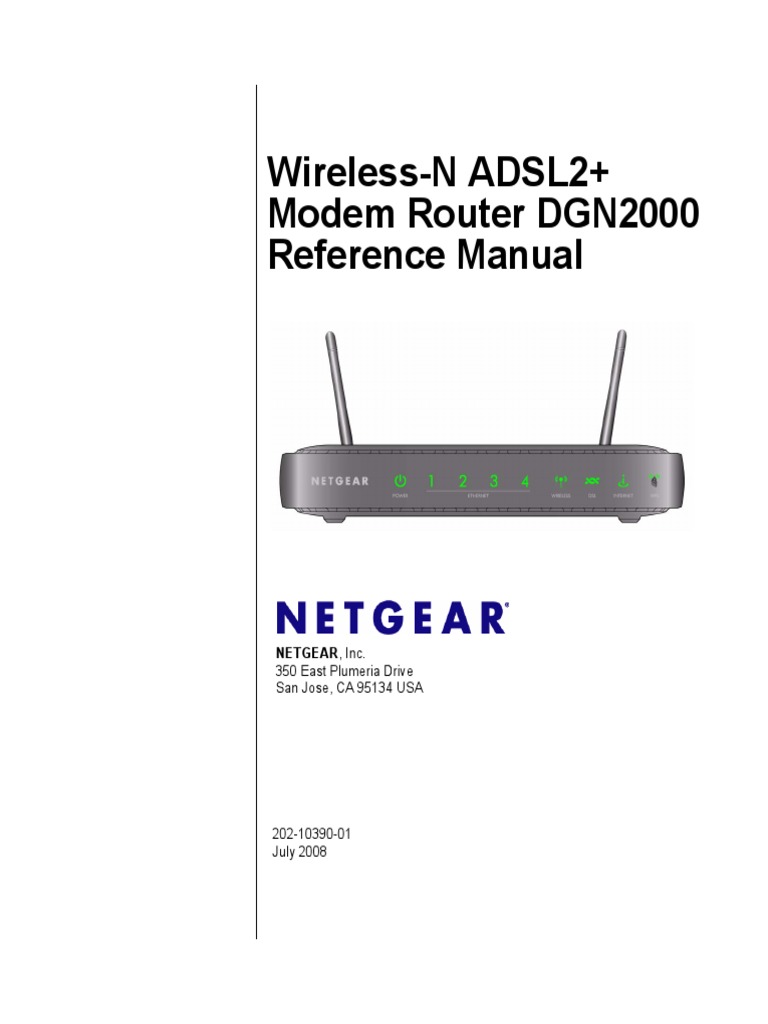 NETGEAR N200 FullManual | PDF | Computer Network | Ip Address