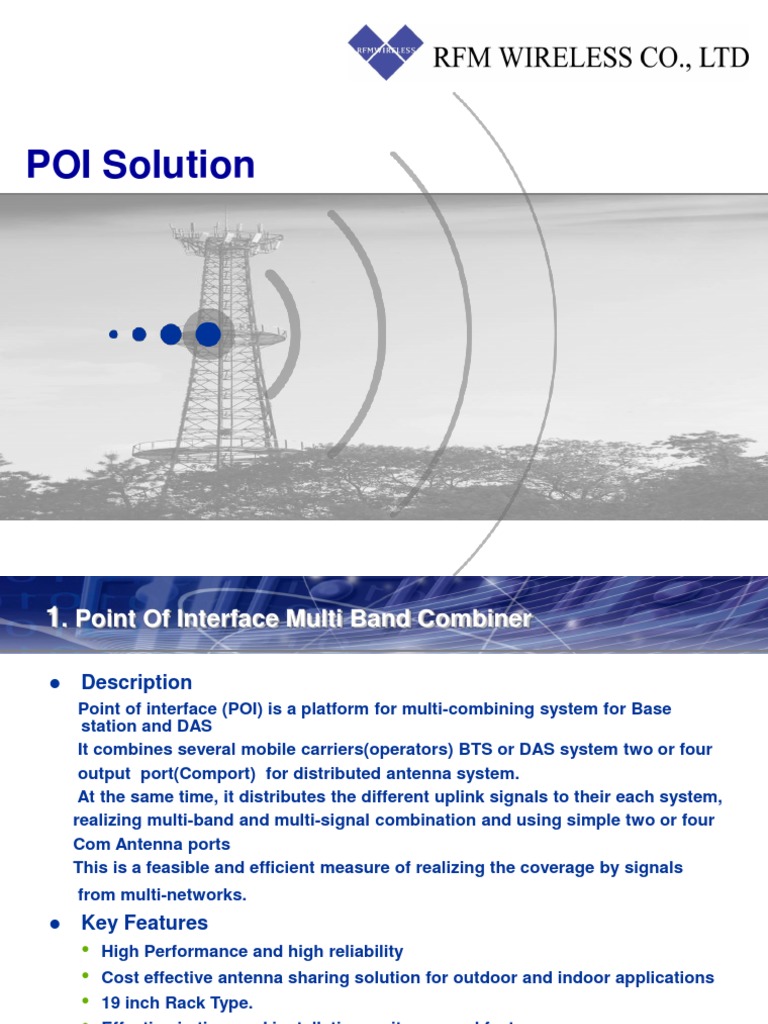 Point of Interface Solution (POI) | PDF | Lte (Telecommunication) | Gsm