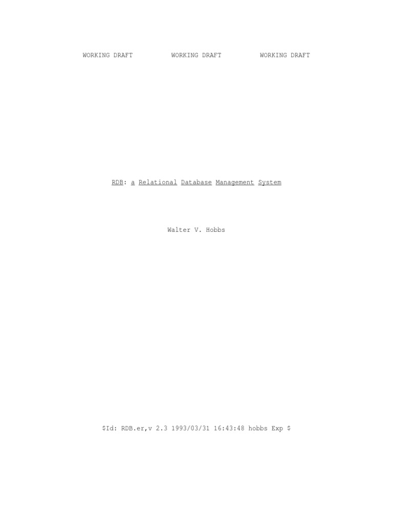 Working Draft Working Draft Working Draft | PDF | String (Computer Science) | Command Line Interface