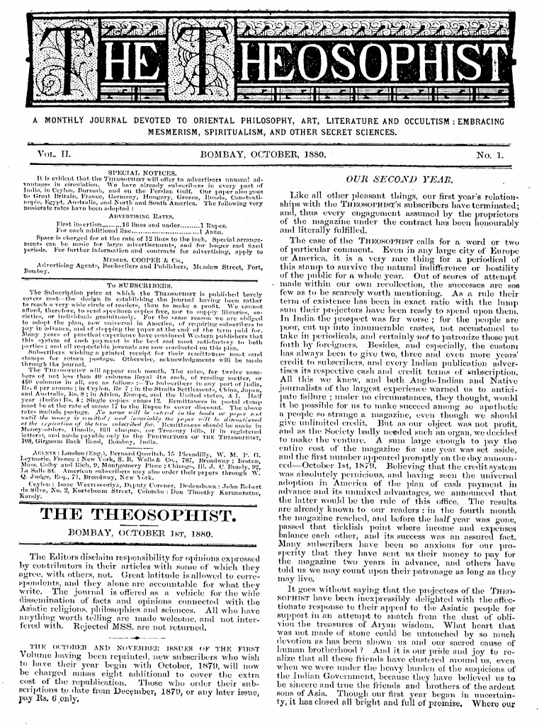 theosophist_v2_n1_october_1880.pdf | Nature | Philosophical Science