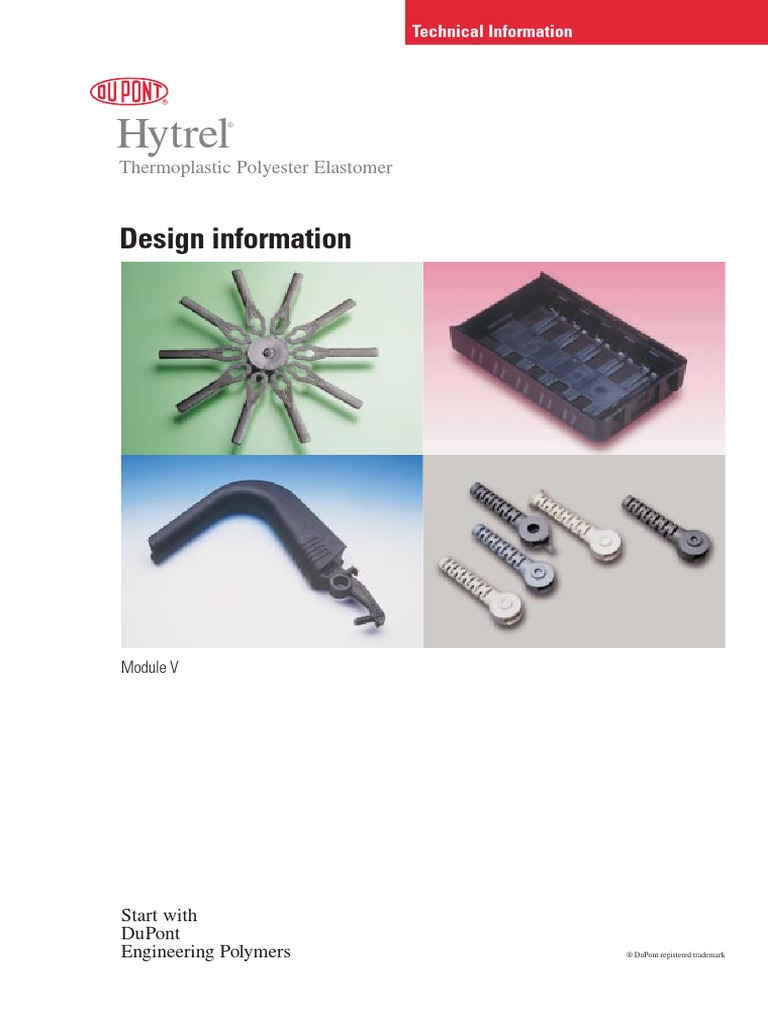 Hytel Design Guide | PDF | Fracture | Creep (Deformation)