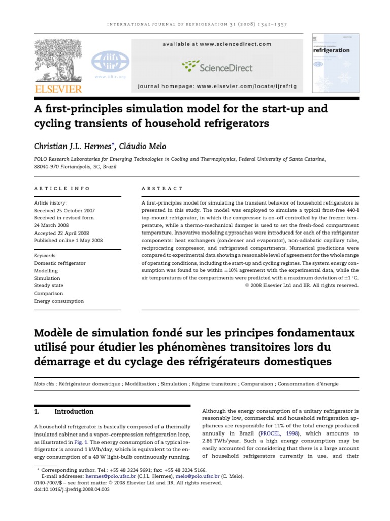 A First-Principles Simulation Model For The Start-Up and | PDF
